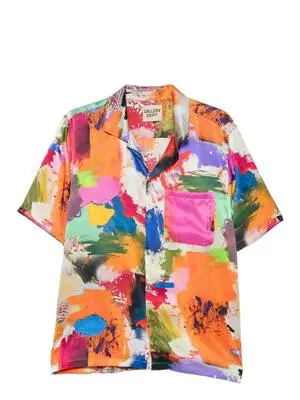 GALLERY DEPT. Parker Brush-print Shirt - Orange