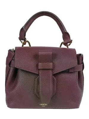 LANCEL Leather Top-handle Shoulder Bag - Red