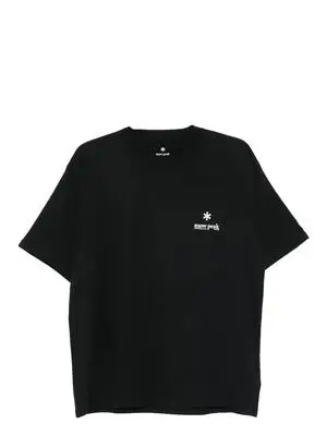 SNOW PEAK Logo-print T-shirt - Black