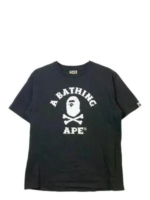 A BATHING APE® Captain Ape Crossbone T-shirt - Black