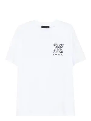 LABRUM Cowrie Shell Shell-print T-shirt - White