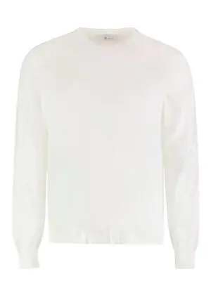 THE (ALPHABET) Ribbed Crew-neck Sweater - Neutrals