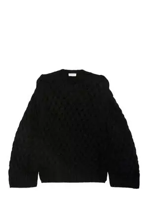 P.a.r.o.s.h Open-knit Sweater - Black