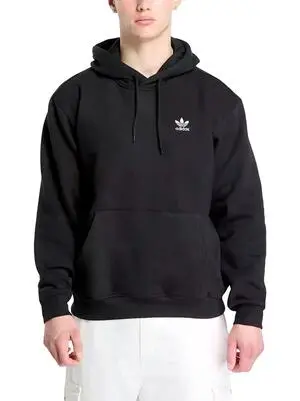 Adidas Logo-embroidered Hoodie - Black