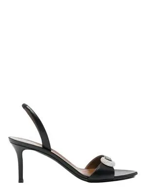 GIUSEPPE ZANOTTI 70mm Harissa Crystal-embellished Slingback Sandals - Black