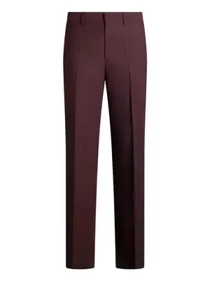 Etro Wool Tailored Trousers - Red