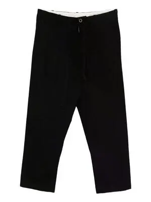 UMA WANG Drawstring Trousers - Black