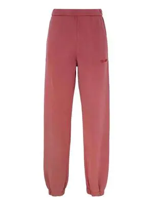 Attico Logo-embroidered Track Pants - Red