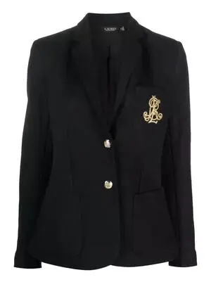 Ralph Lauren Single-breasted Lined Blazer - Black
