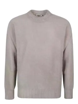 Altea Ribbed-hem Wool Sweater - Grey