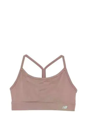 NEW BALANCE Racer-back Sports Bra - Brown