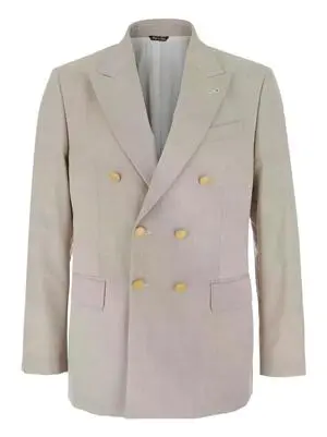 REVERES 1949 Double-breasted Suit - Neutrals