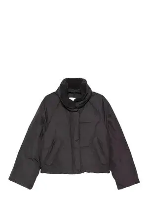 LOW CLASSIC High-neck Puffer Jacket - Black