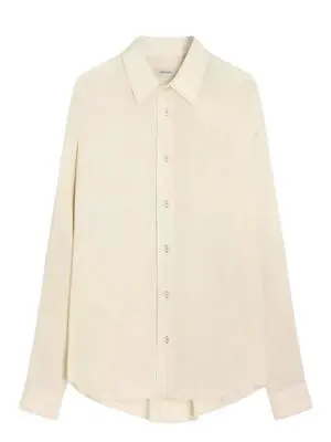 LEMAIRE Pleat-detail Shirt - Neutrals