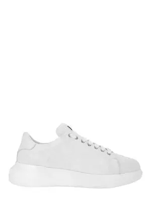 Philipp Plein Monogram-embossed Leather Sneakers - White