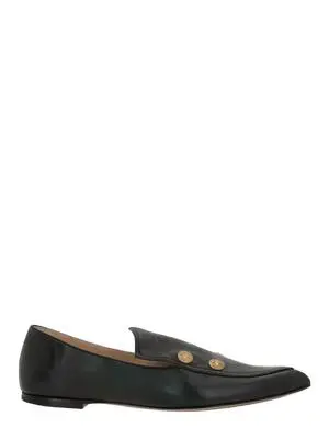 CHLOÉ Agnes Pointed-Toe Embellished Loafers