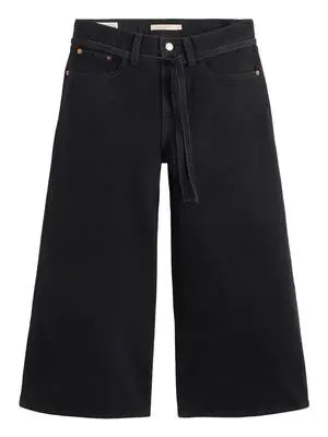 LEVI'S Tie-belt Cotton Jeans - Black