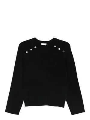 Liu Jo Button-detailed Sweater - Black