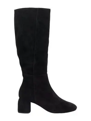 ANGEL ALARCON 65mm Zip-detail Block-heel Boots - Black