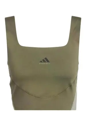 Adidas Square-neck Tank Top - Green