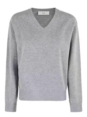 DUNST V-Neck Long-Sleeve Sweater