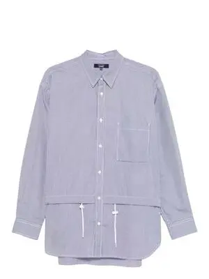 Comme Des Garçons Long-sleeve Cotton Shirt - Blue