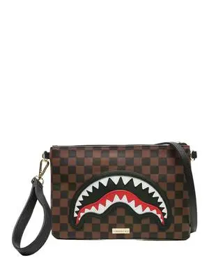 SPRAYGROUND Sharks In Paris Clutch - Brown