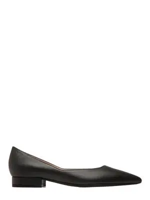 BALLY Leather Pointed-Toe Flat Pumps