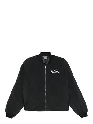 NEW BALANCE Embroidered Zip-up Jacket - Black