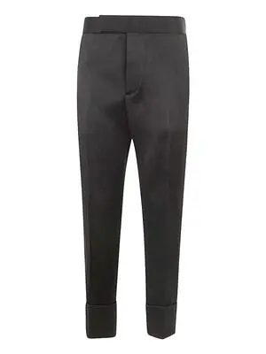 SAPIO Pocket-detail Tailored Trousers - Black