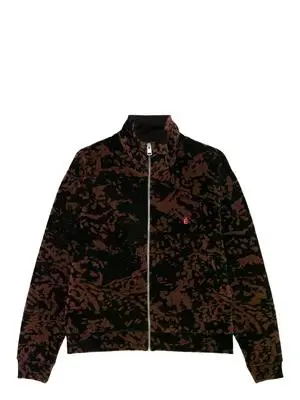 ÉTUDES STUDIO Abstract-Print Zip-Up Jacket
