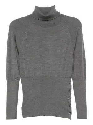 Simone Rocha Fitted High-neck Top - Grey