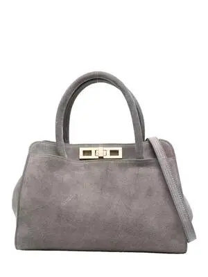 Fabiana Filippi Suede Top-handle Tote Bag - Grey