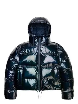 RAINS High-Shine Puffer Jacket