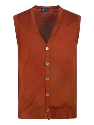 DRUMOHR Cotton Waistcoat - Orange