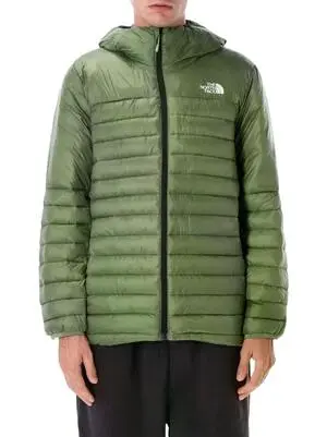 The North Face Hooded Quilted Padded Jacket - Green