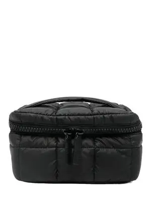 VEECOLLECTIVE Quilted Beauty Porter Makeup Bag - Black