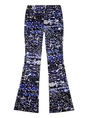 DIESEL P-stellar Flared Trousers - Blue
