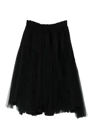 Noir Kei Ninomiya Tulle A-line Skirt - Black