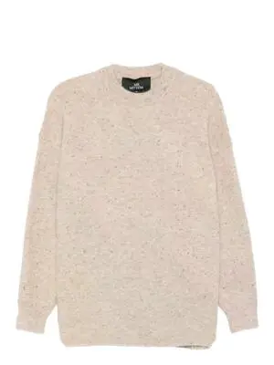 MR MITTENS Megan Crew-neck Sweater - Neutrals