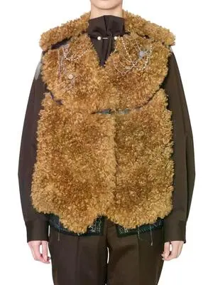 Kolor Faux-fur Jacket - Brown