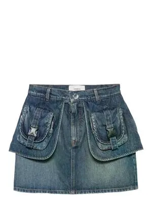COPERNI Flap-Pockets Denim Skirt