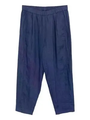 EILEEN FISHER Pleated Tapered Trousers