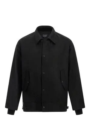 Comme Des Garçons Press-stud Fastening Jacket - Black