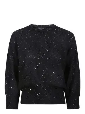 Fabiana Filippi Sequinned Jumper - Black