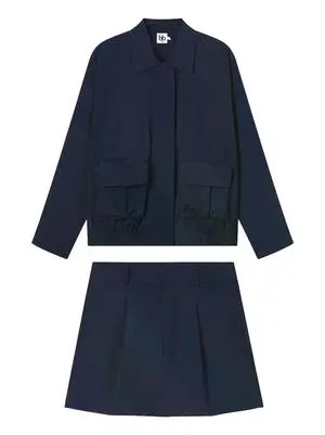 B+AB Jacket And Skirt Set - Blue