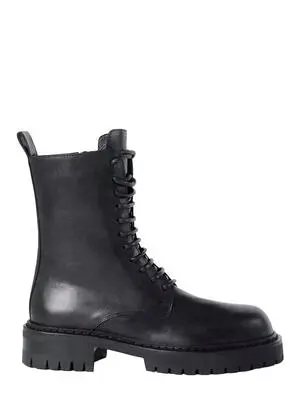 ANN DEMEULEMEESTER Skagi Platform Boots - Black