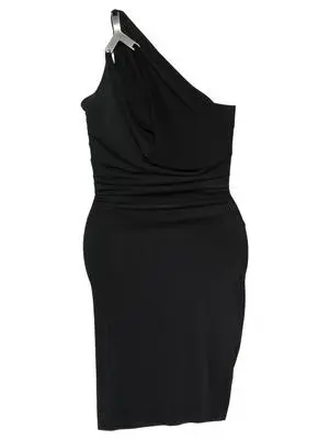 Rick Owens One-shoulder Draped Dress - Black