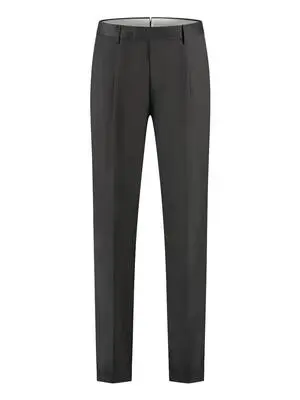 PT TORINO Pleated-cuff Trousers - Grey
