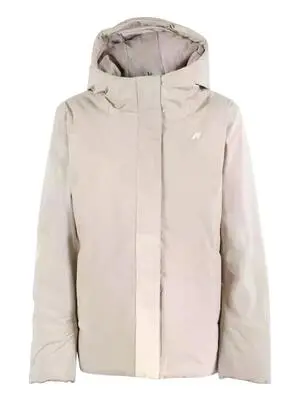 K-WAY Hooded Padded Jacket - Neutrals